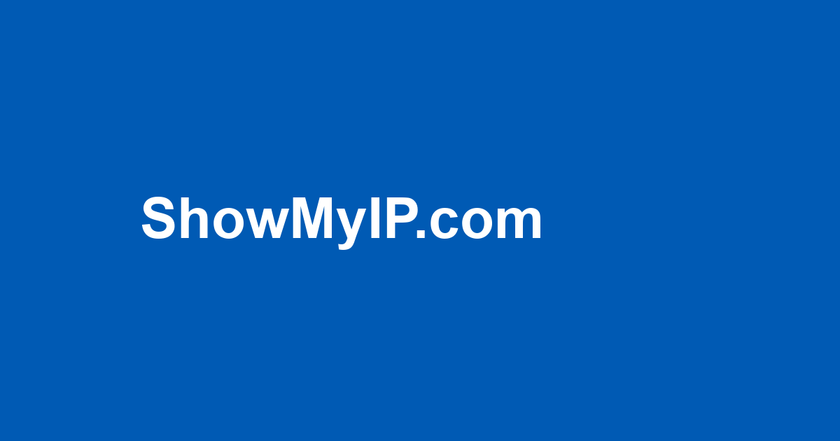 Ping Tool - Test Server Connectivity & Response Time | ShowMyIP
